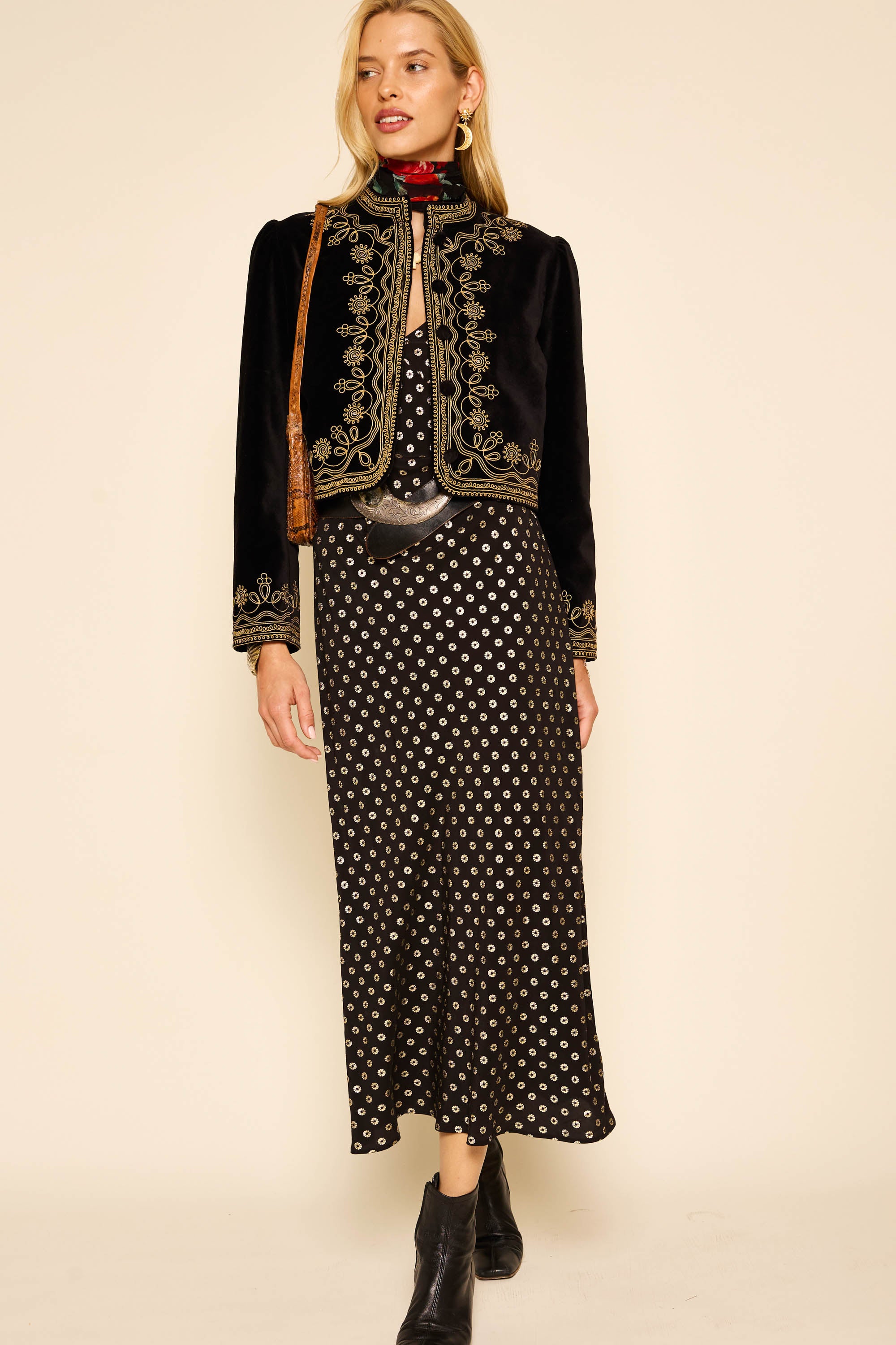 Denver - Soutache Black – RIXO ⋆