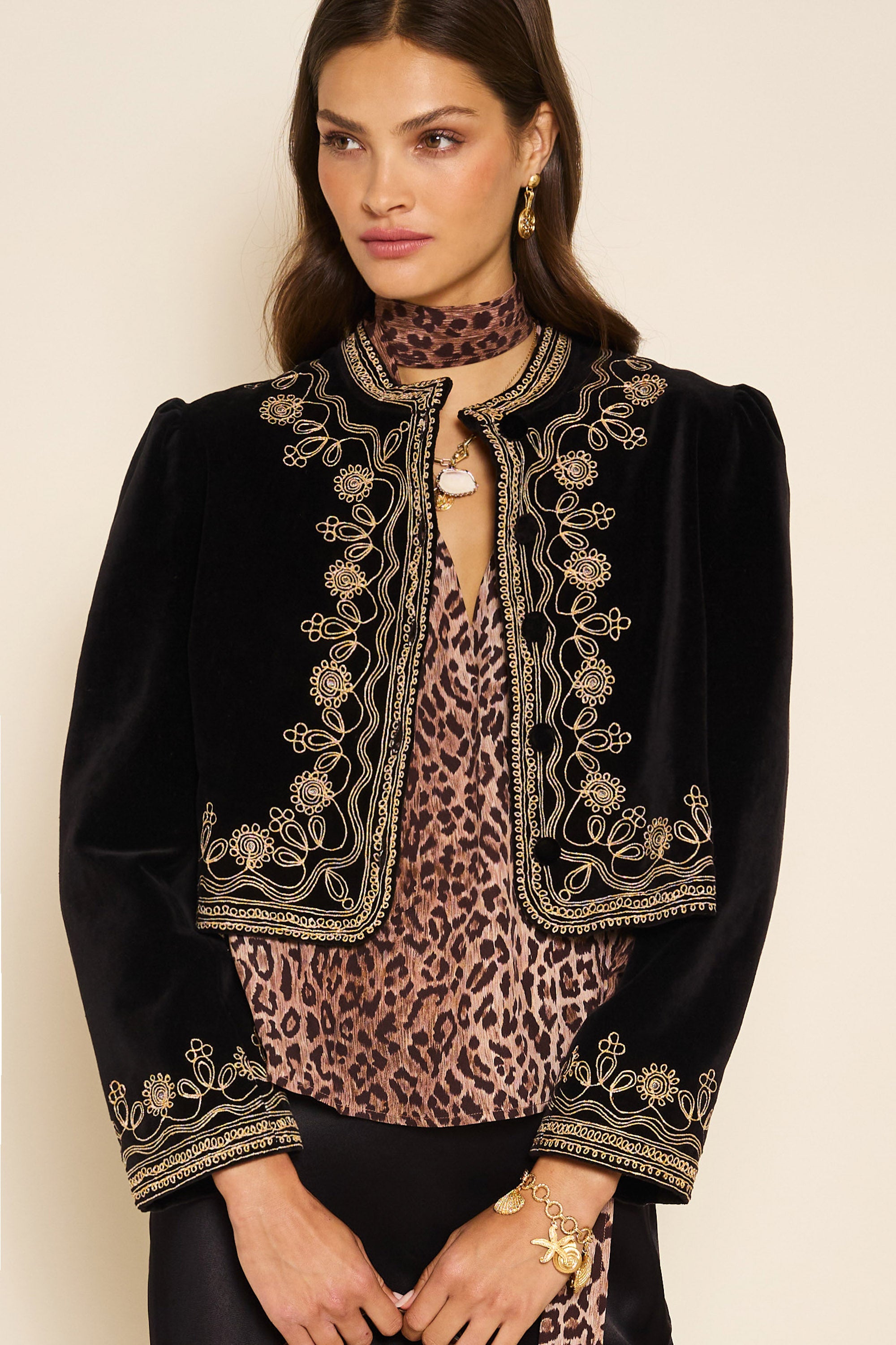 Denver - Soutache Black – RIXO ⋆