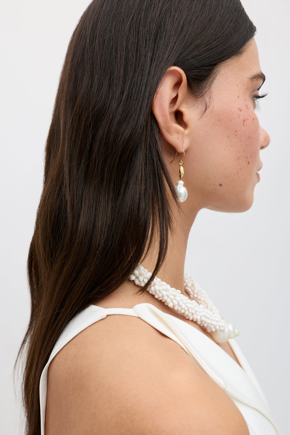 Sienna Satin Back Crepe Jumpsuit in Ivory