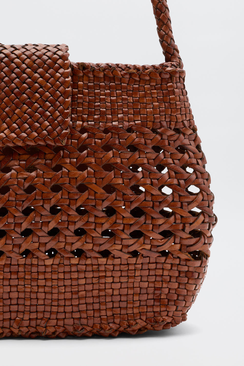 Amoria Leather Bag in Brown Tan | RIXO ⋆