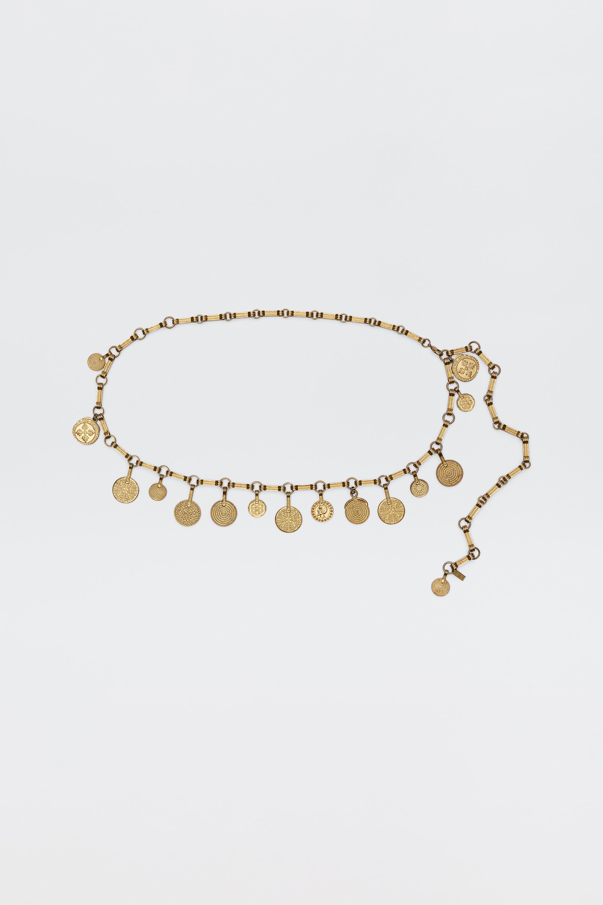 Isolde 18ct Gold Plated Belt in Gold | RIXO ⋆