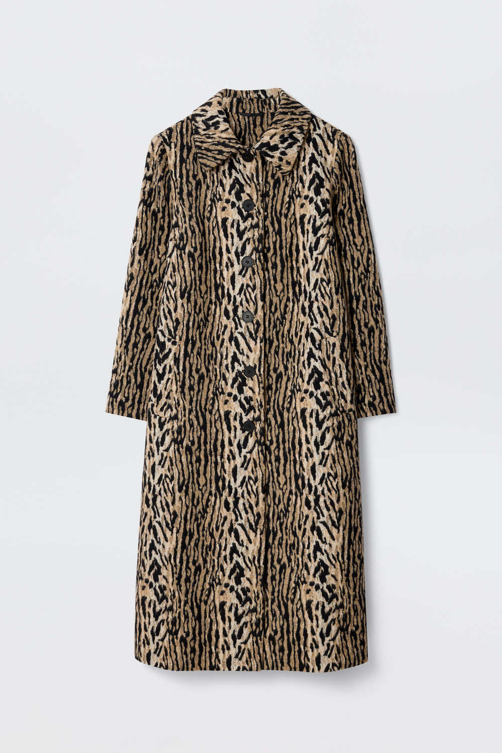 Milly Leopard Coat in Brown Bohemia Leopard