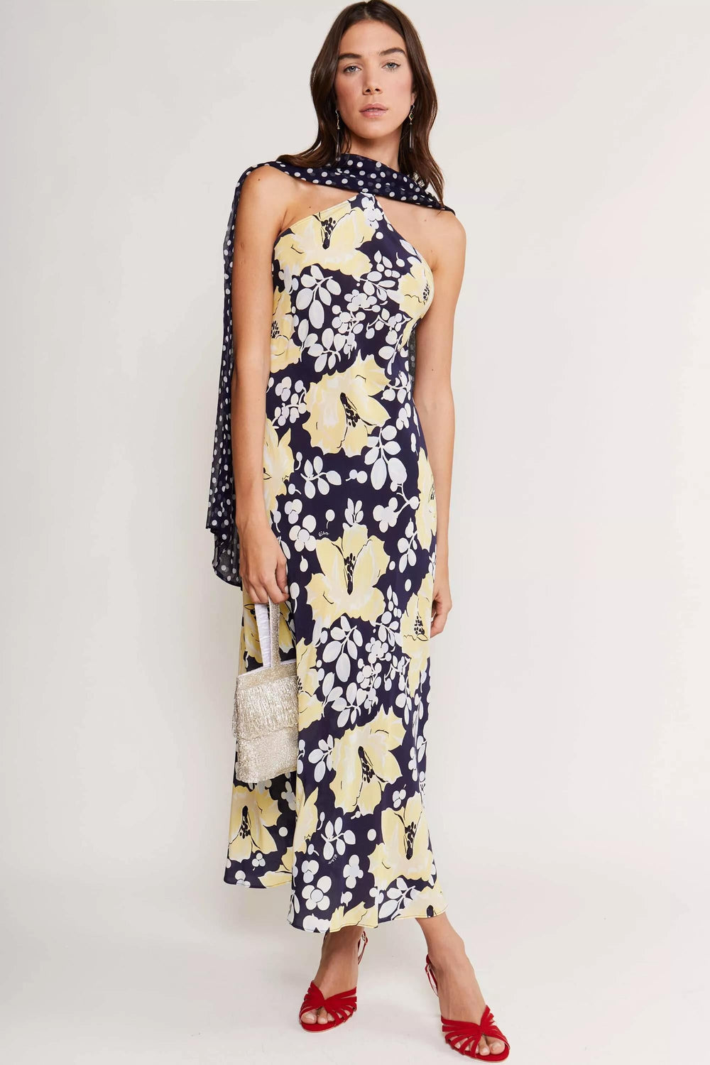 Hayley - Umbrella Floral Navy Mix – RIXO ⋆