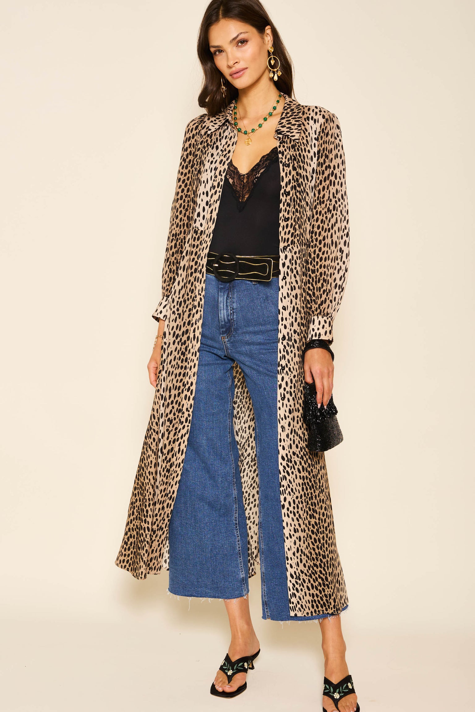 Maddison - Antelope Spot Black – RIXO ⋆