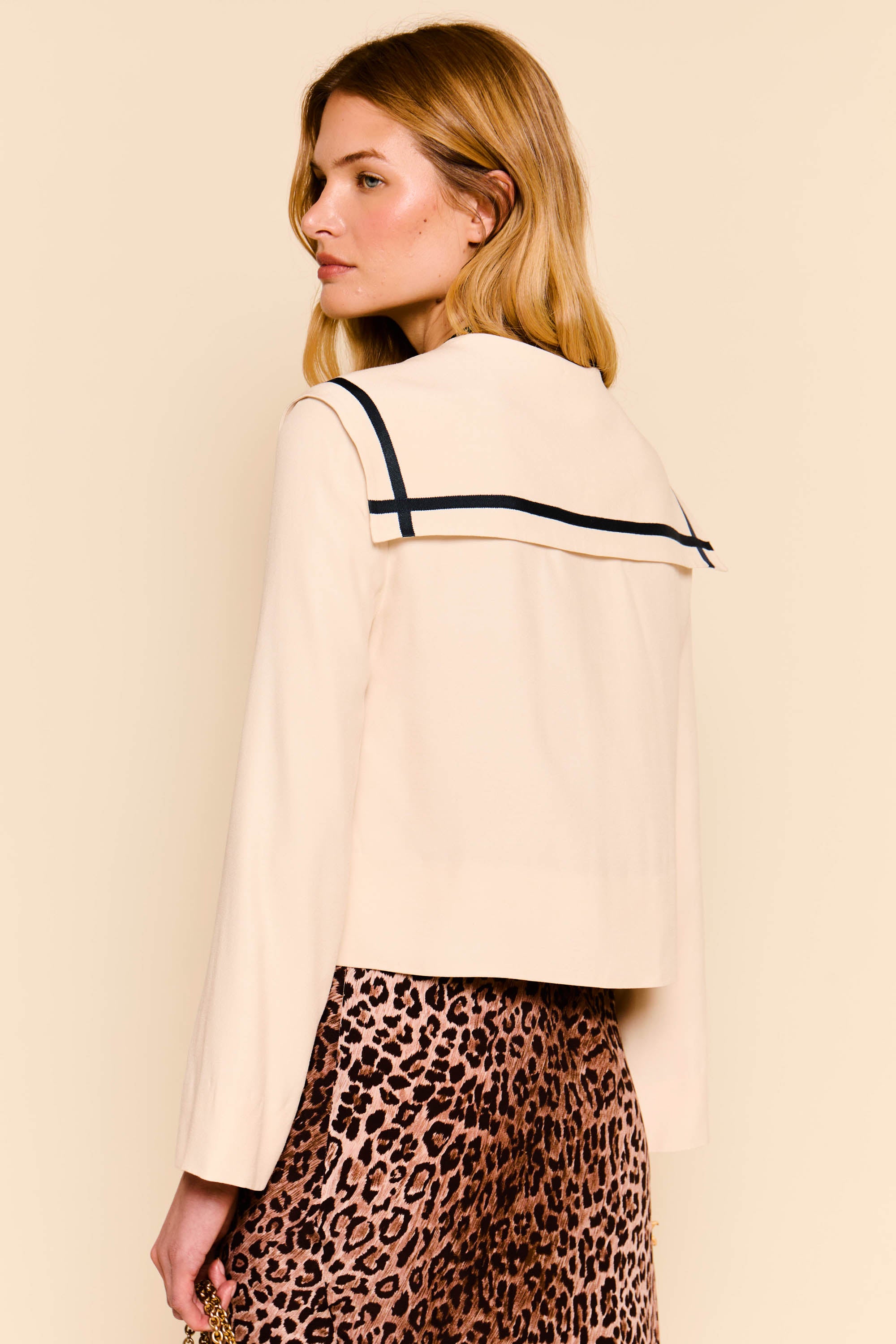 Manon Jacket in Cream Almond