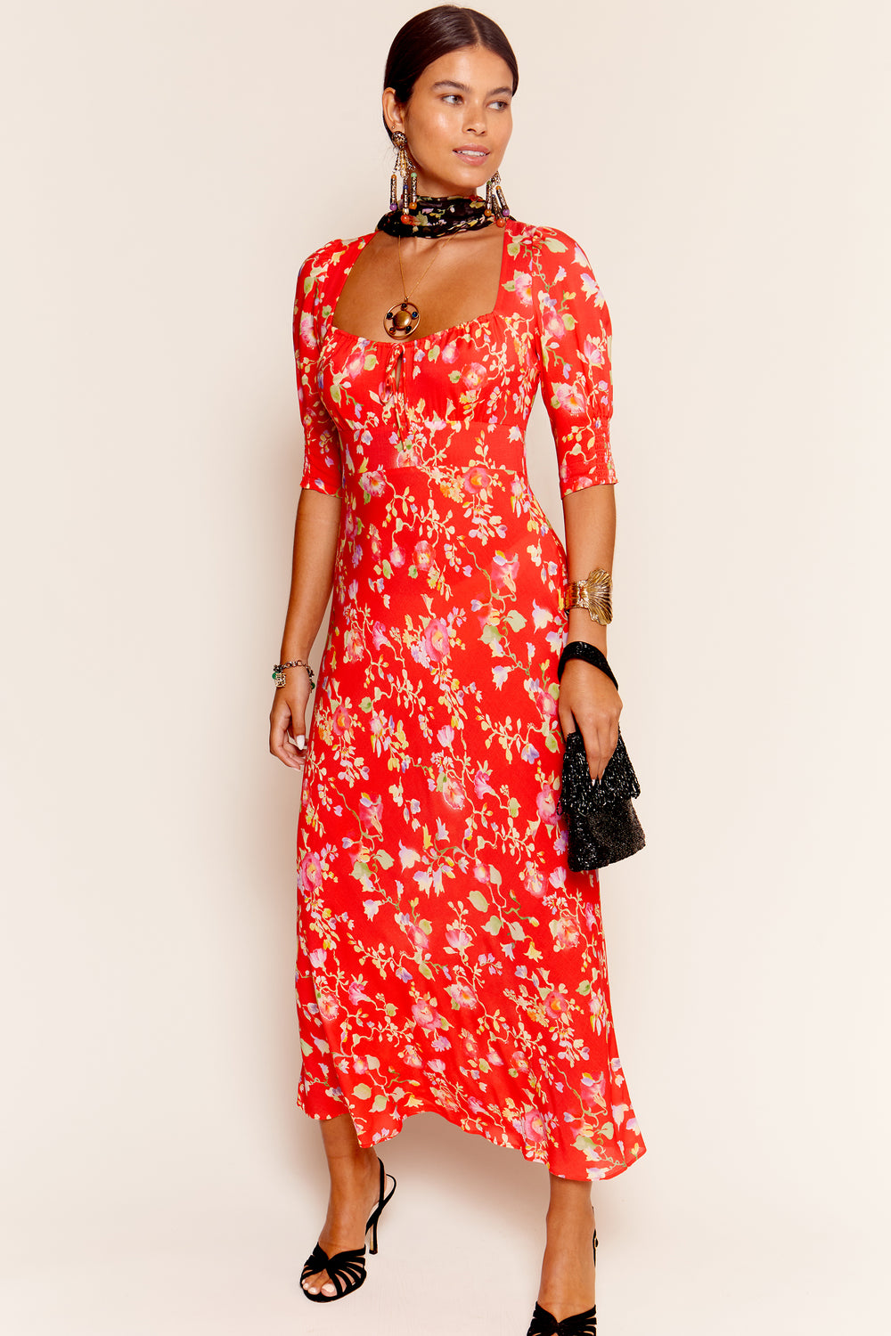 alida - waterblossom red – RIXO ⋆