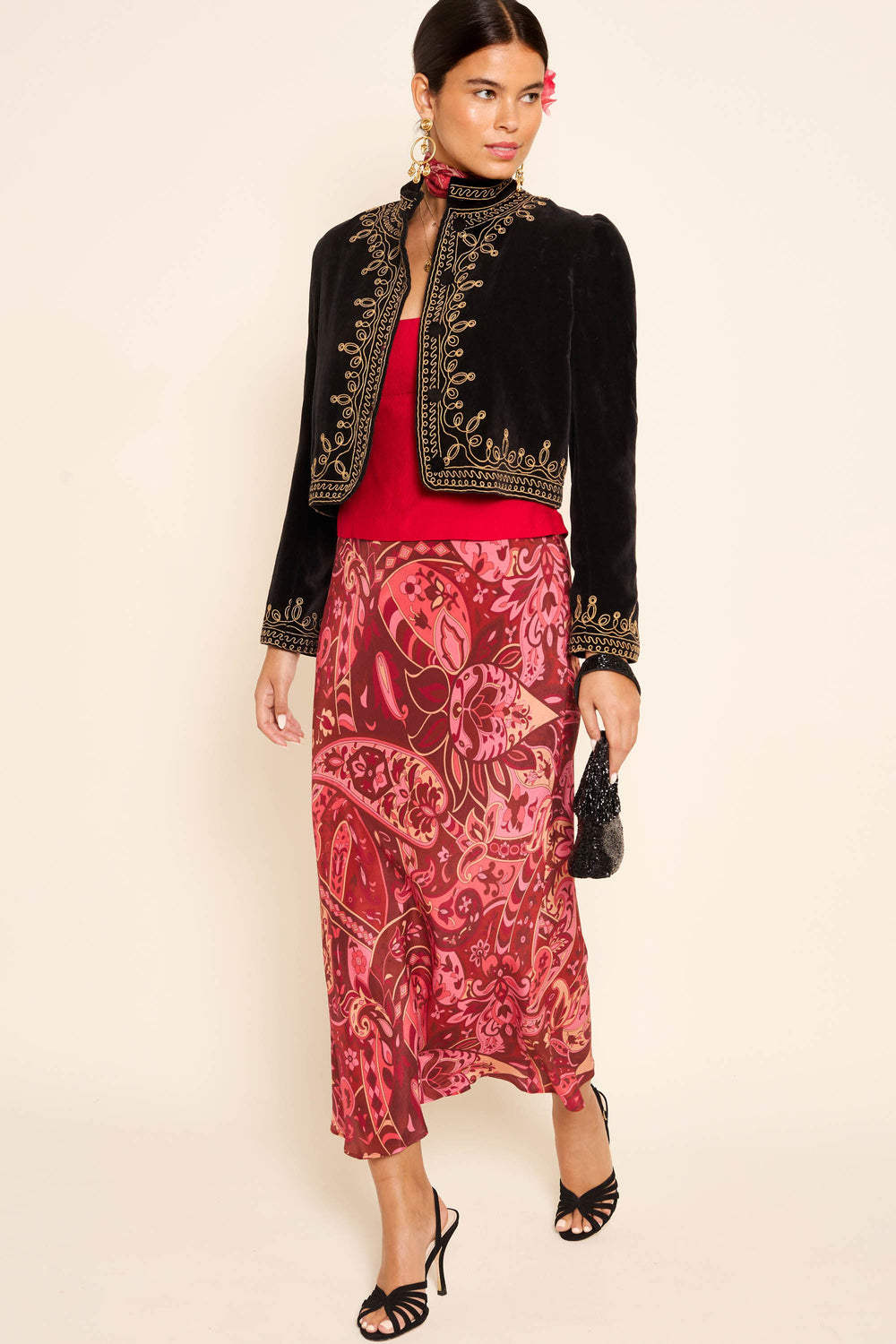 Denver - Soutache Black – RIXO ⋆