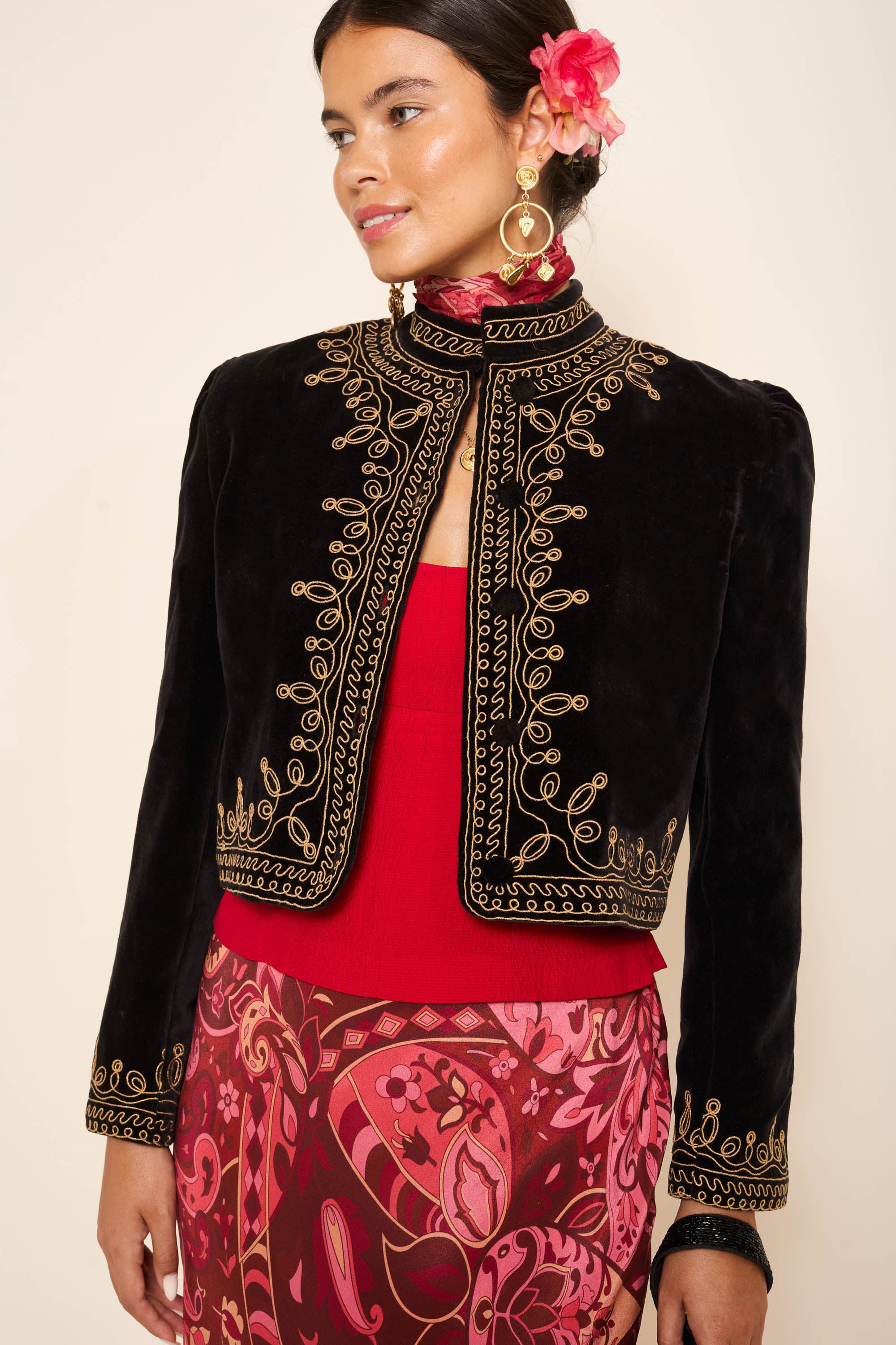 Denver - Soutache Black – RIXO ⋆