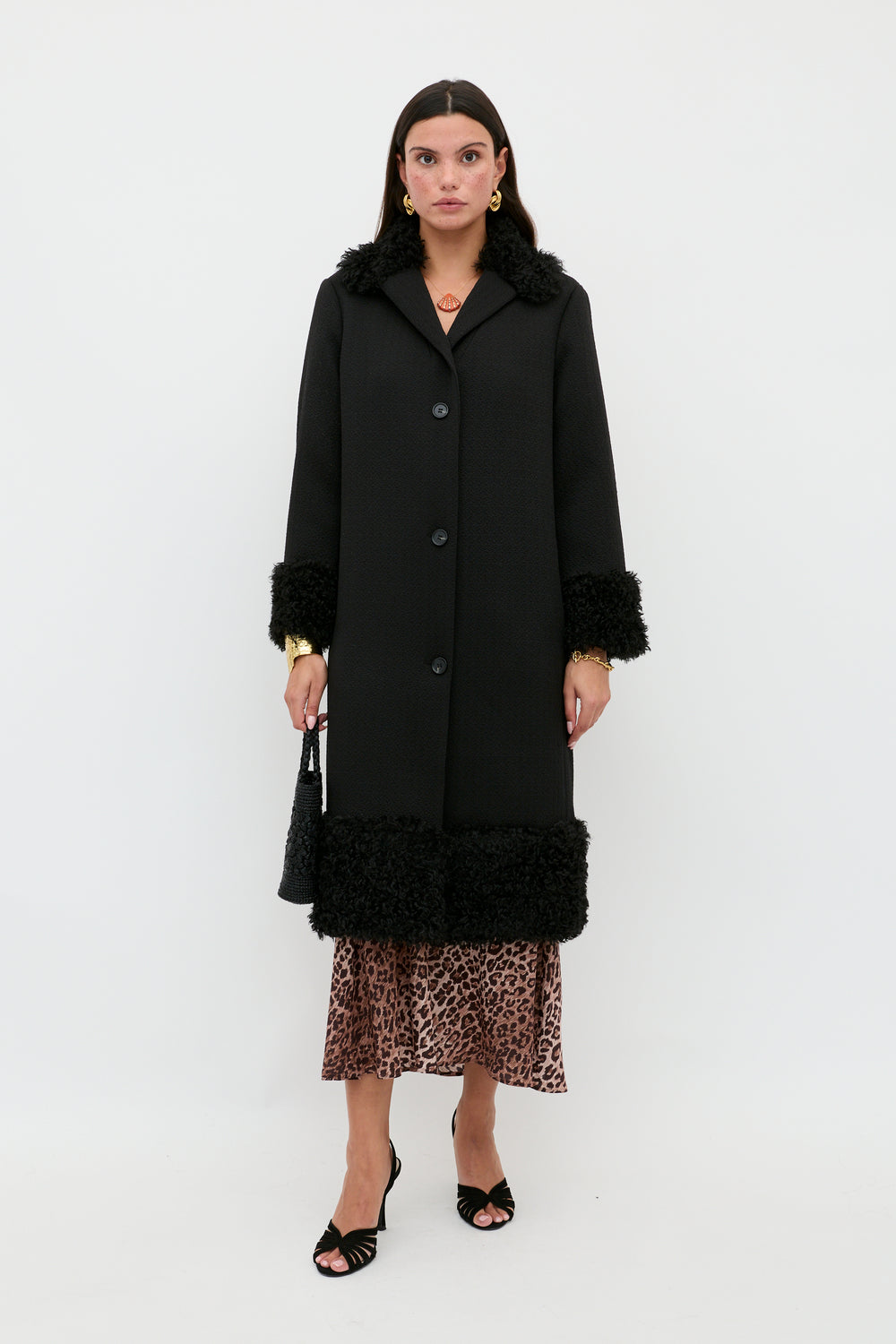 Diara Coat in Black | RIXO ⋆