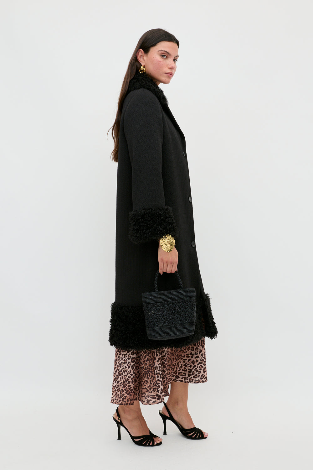 Diara Coat in Black | RIXO ⋆