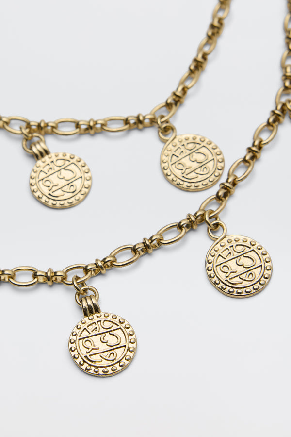 Dilara Necklace in Gold | RIXO Worldwide ⋆