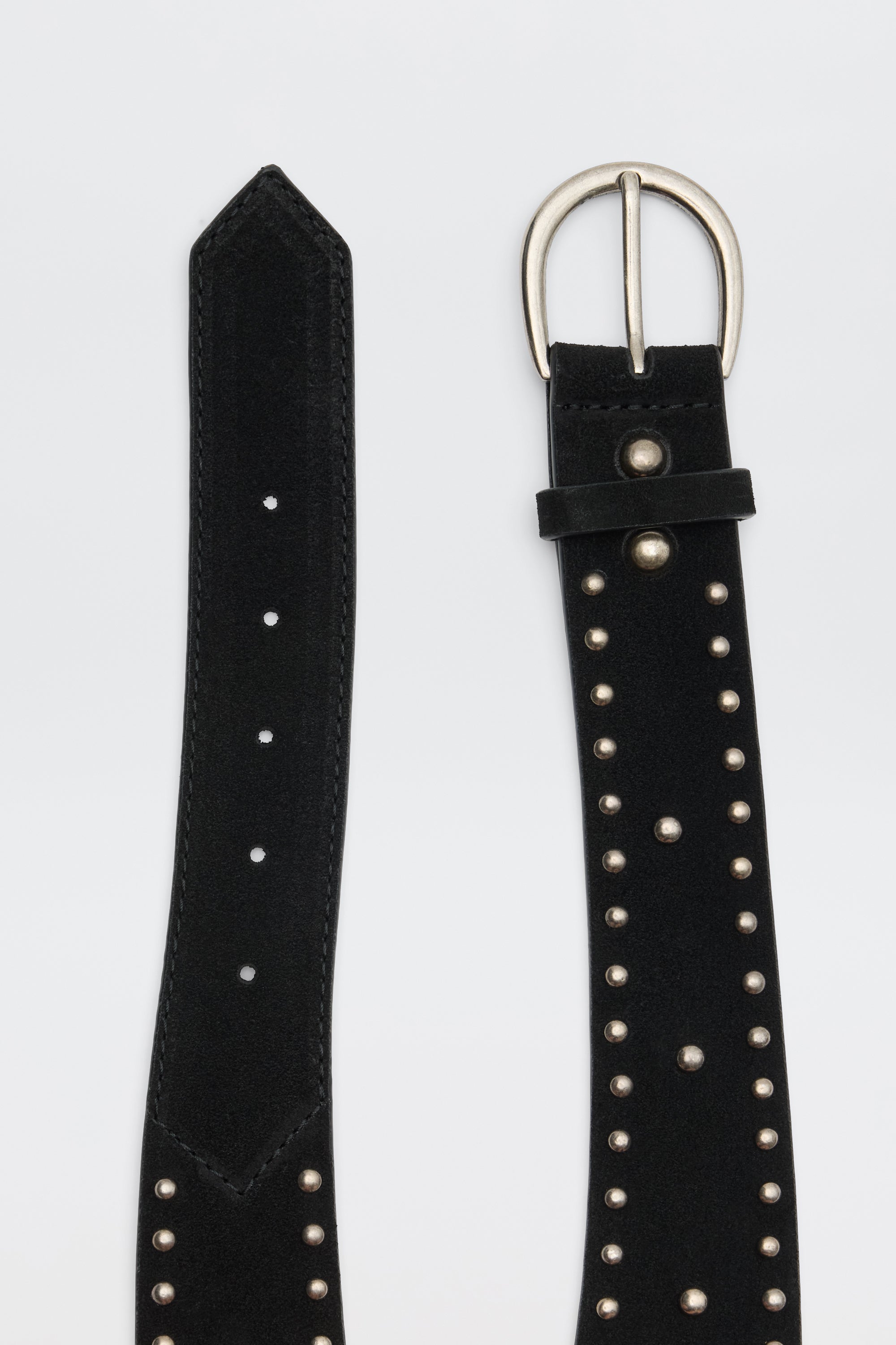 Lorelei Suede Belt in Black | RIXO ⋆