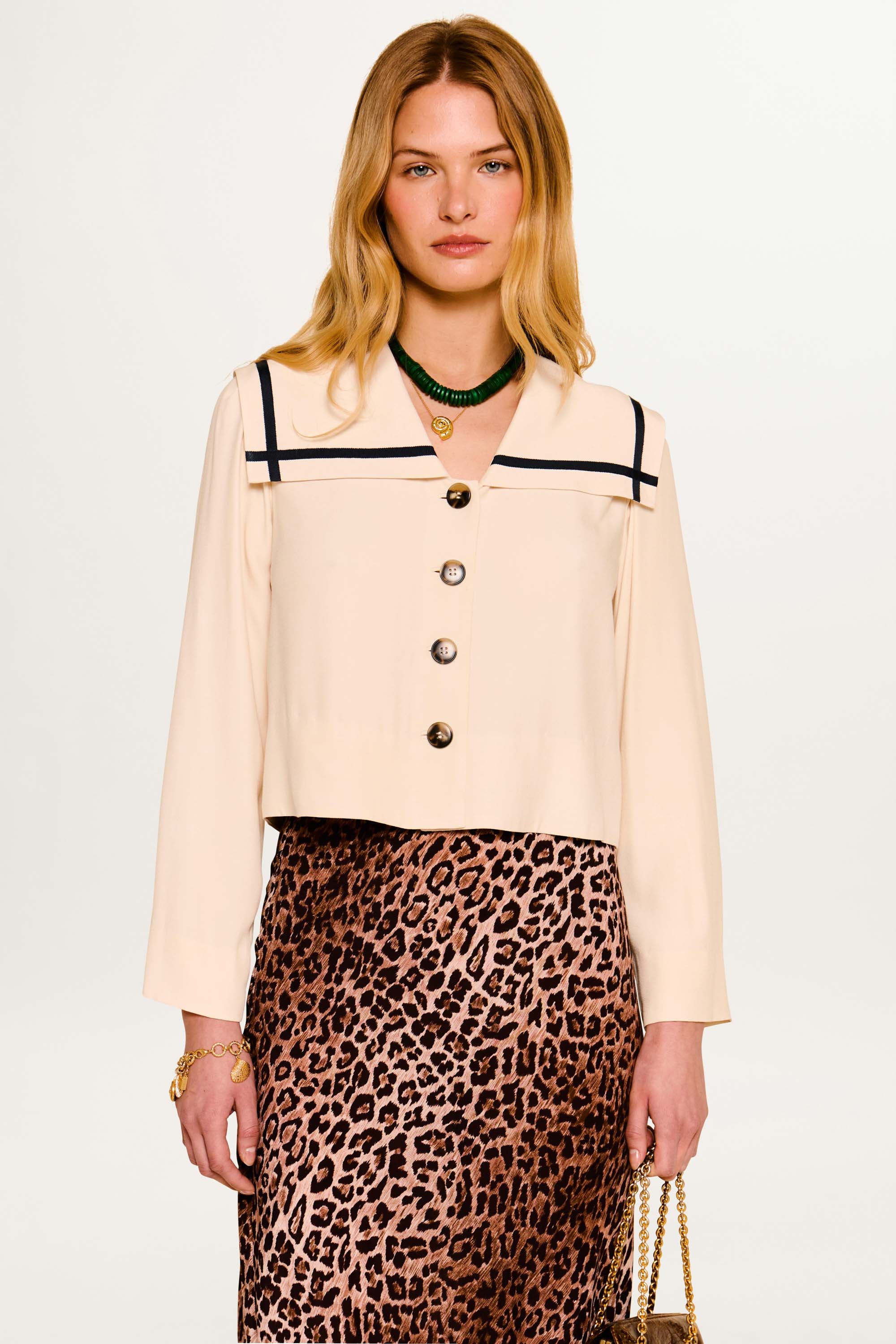 Manon Top in Cream Almond